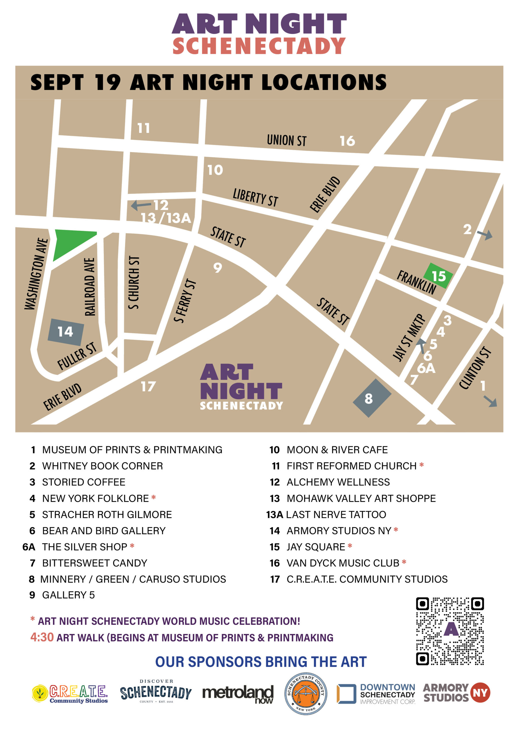 Find Folk Arts Everywhere at Art Night Schenectady - New York Folklore